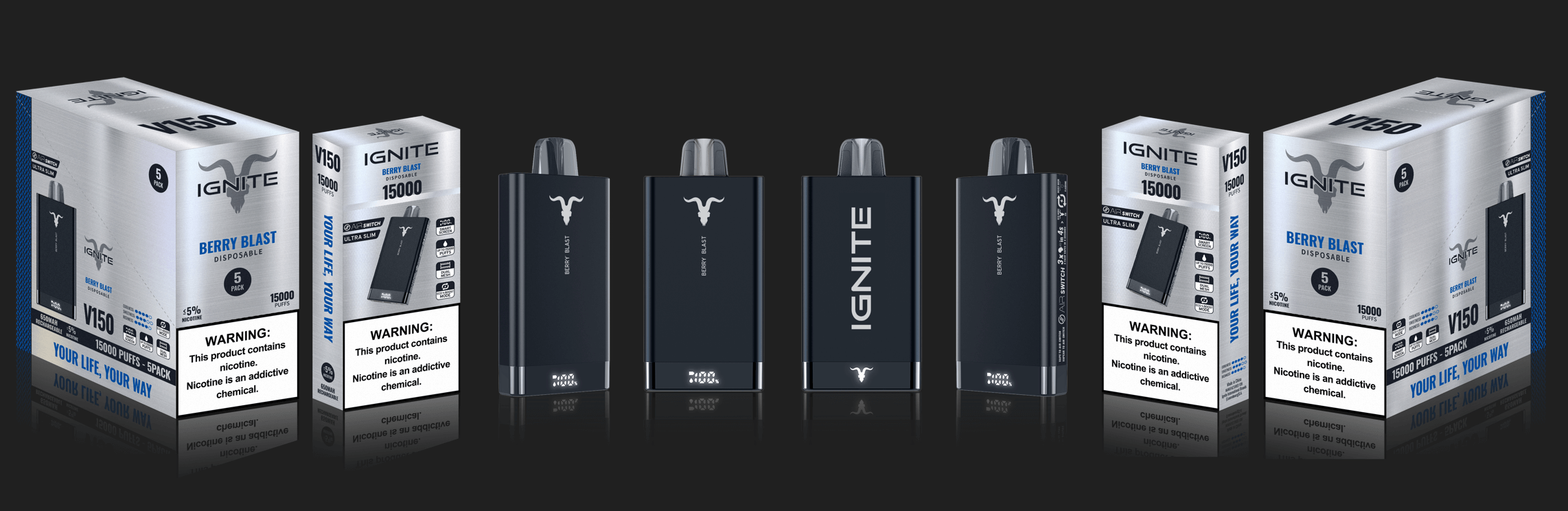 The Ignite V150 Vape | The Vape You've Been Waiting For - PUFF IGNITE
