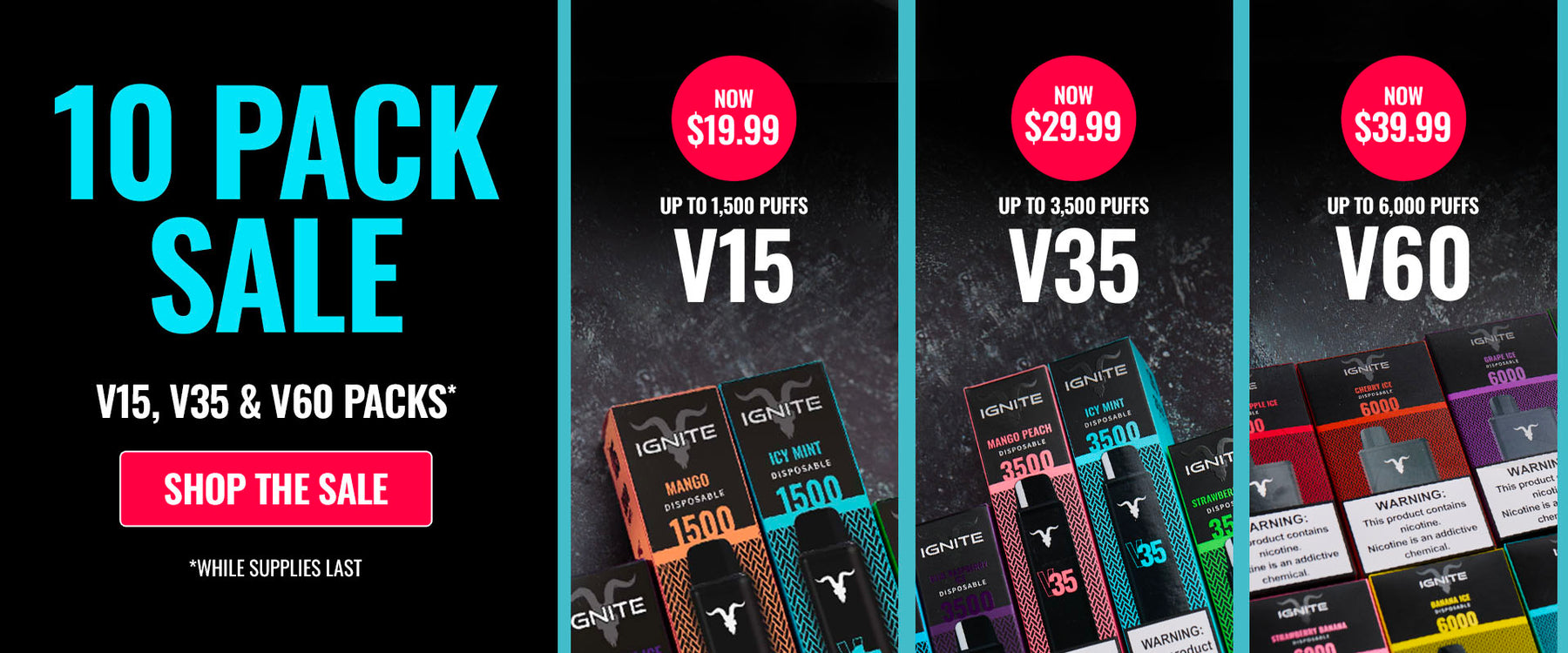 IGNITE Vape Pens | Shop Quality Vape Pens & Bundle Packs | IGNITE Vape