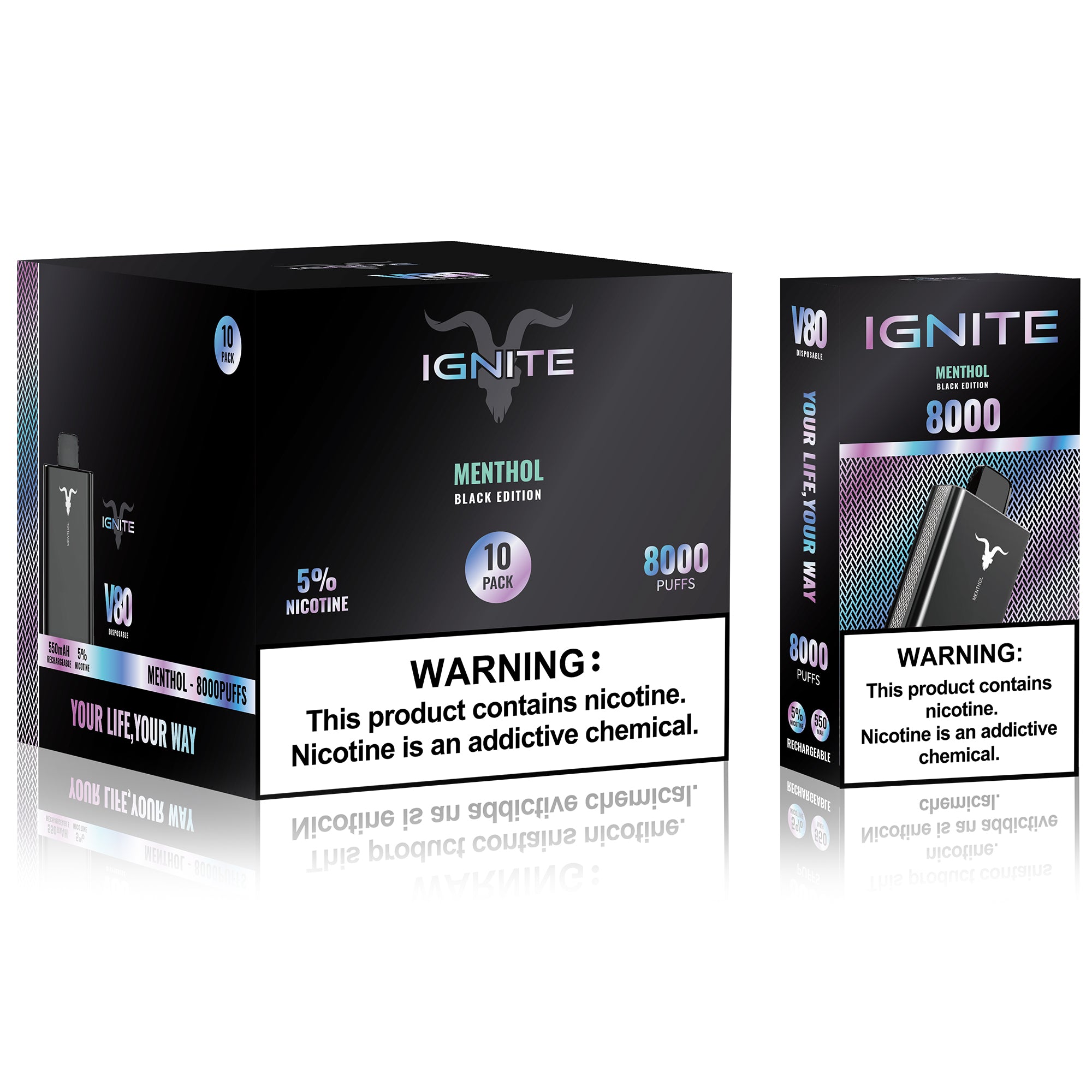Ignite Vape 10 Packs - PUFF IGNITE