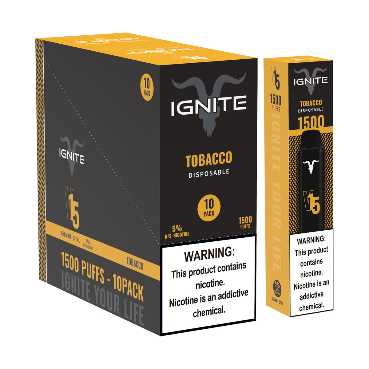 Ignite Unflavored Vapes - PUFF IGNITE